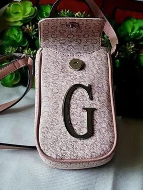 Guess | Bags | New Guess Maloney Mini Crossbody Phone Pouch Bag Light ...